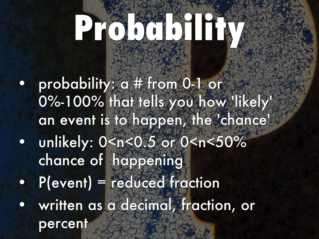 Probability by Ailee Reinhardt