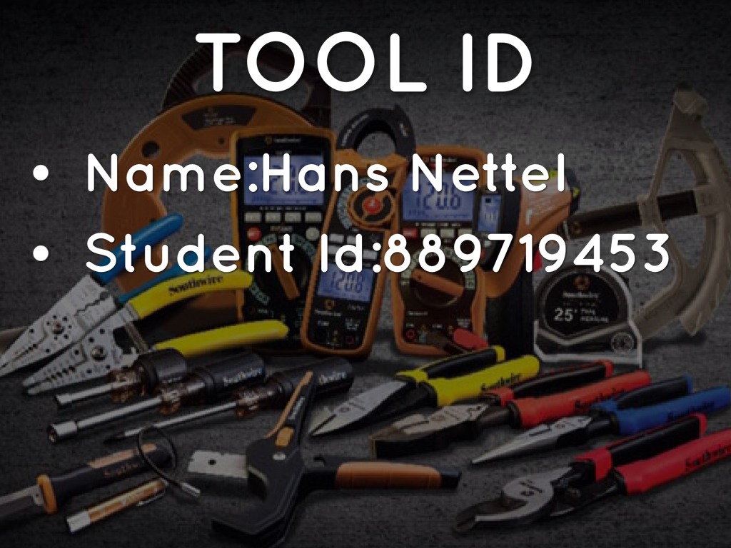 Tool ID by hdnettel