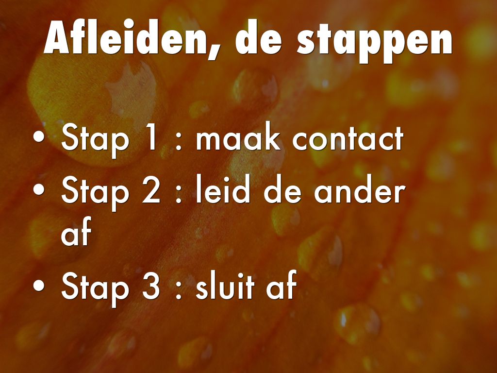 Afleiden, een interventie uit de TRAAN serie (empatisch