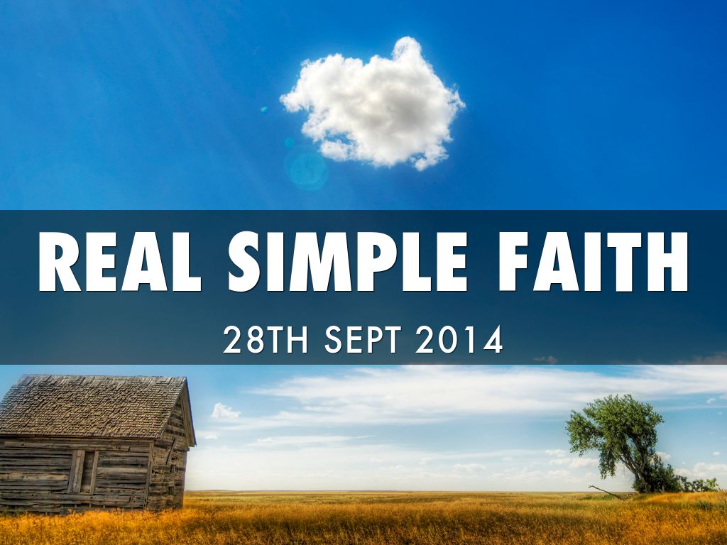 Real Simple Faith by Smileyface Smiley
