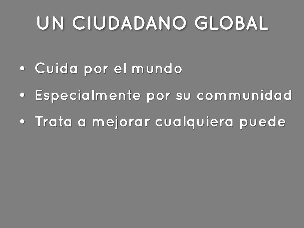 Ciudadano Global by Meredith Diebold