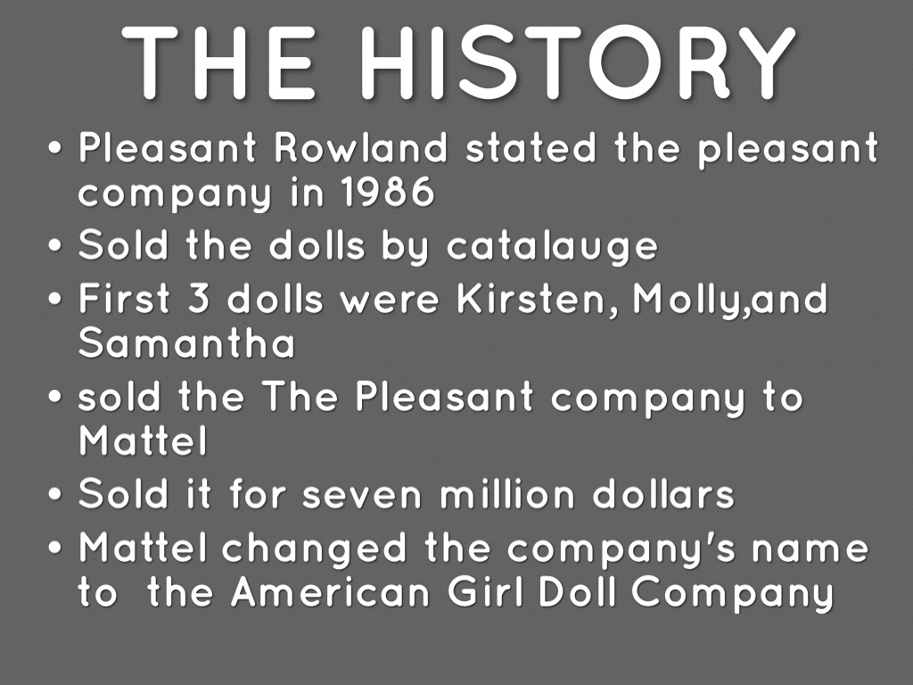 American Girl Dolls by Sophia Roberts