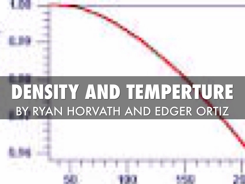 Density And Temperature by Ryan Horvath