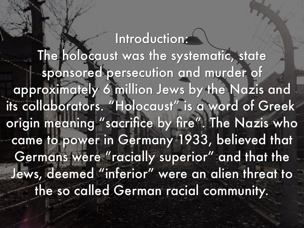 Genocide Project The HOLOCAUST By: Haley Stewart by