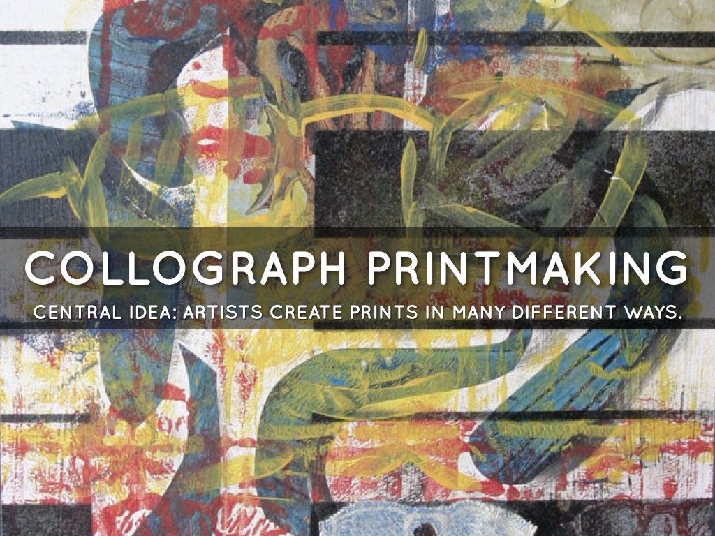 Grade 3 Collograph Printmaking by Amanda Ralph