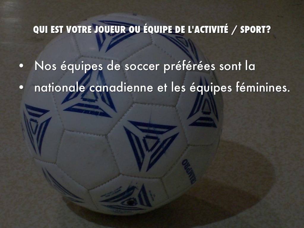 Soccer by French Class