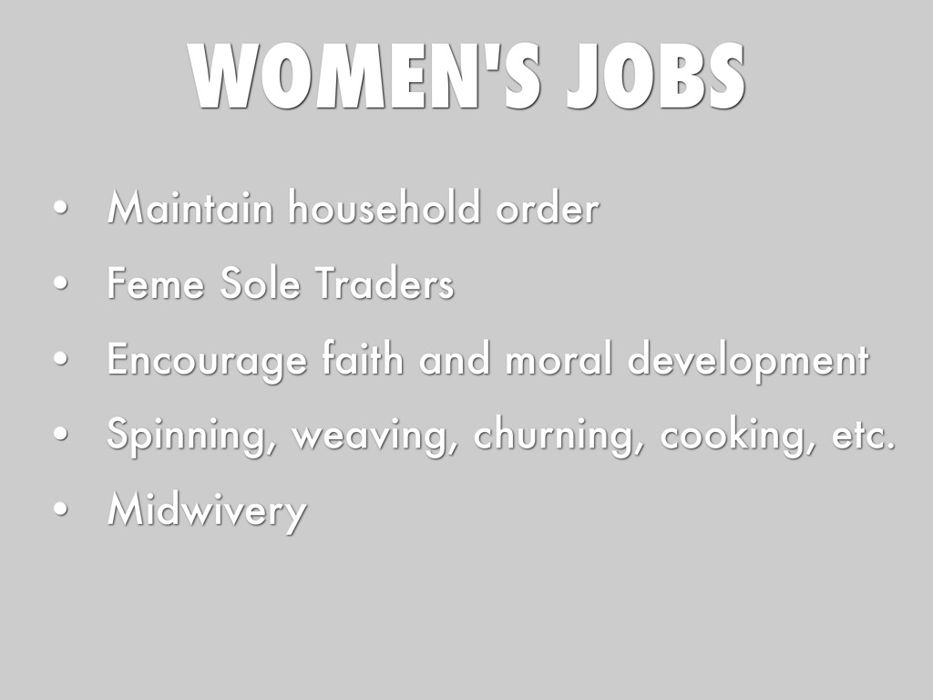 Women In Colonial America by Kelly Schmahl