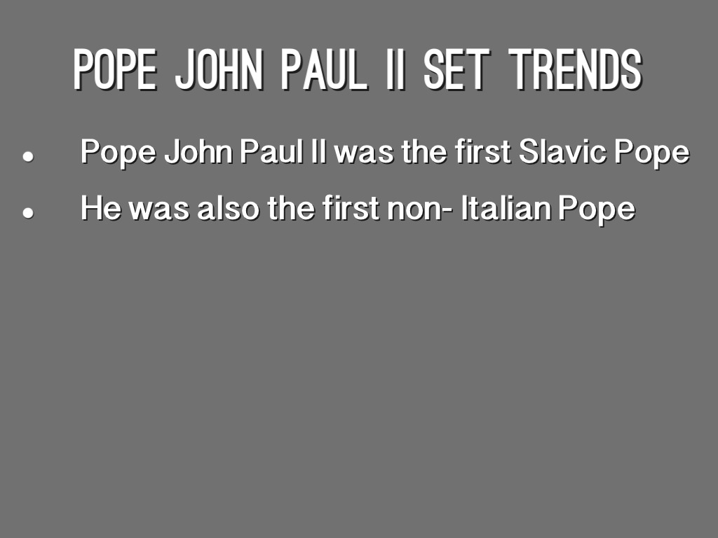 Papal Facts by 20141700