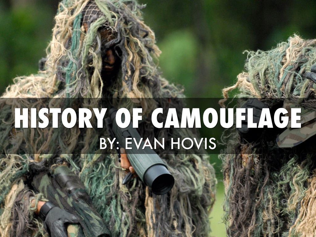 The History Of Camouflage by Evan Hovis