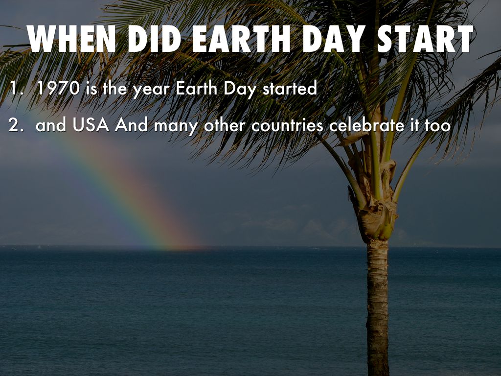 Earth day history by: Emi Aragon by emiralddawnaragon