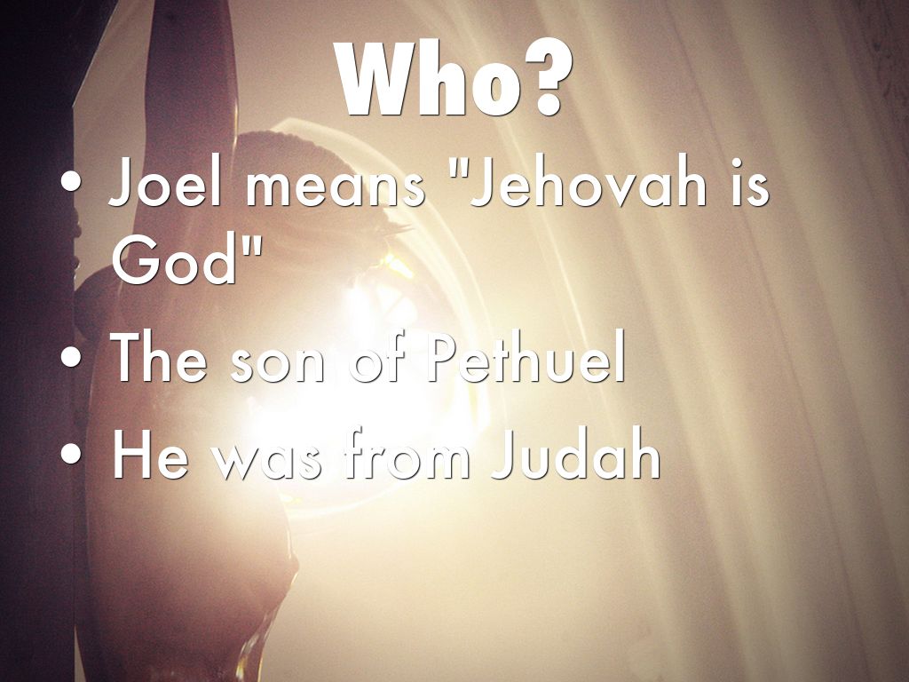 Joel by Christopher Gobrial