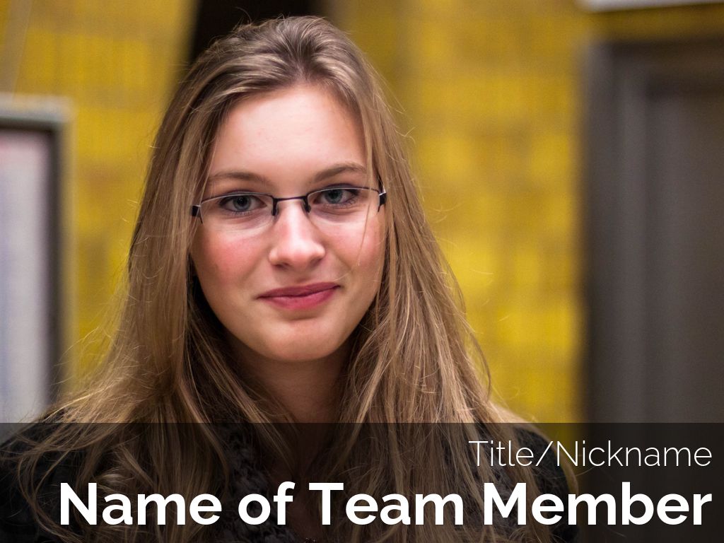 Copy of Team Introduction Template by patti.wiseman