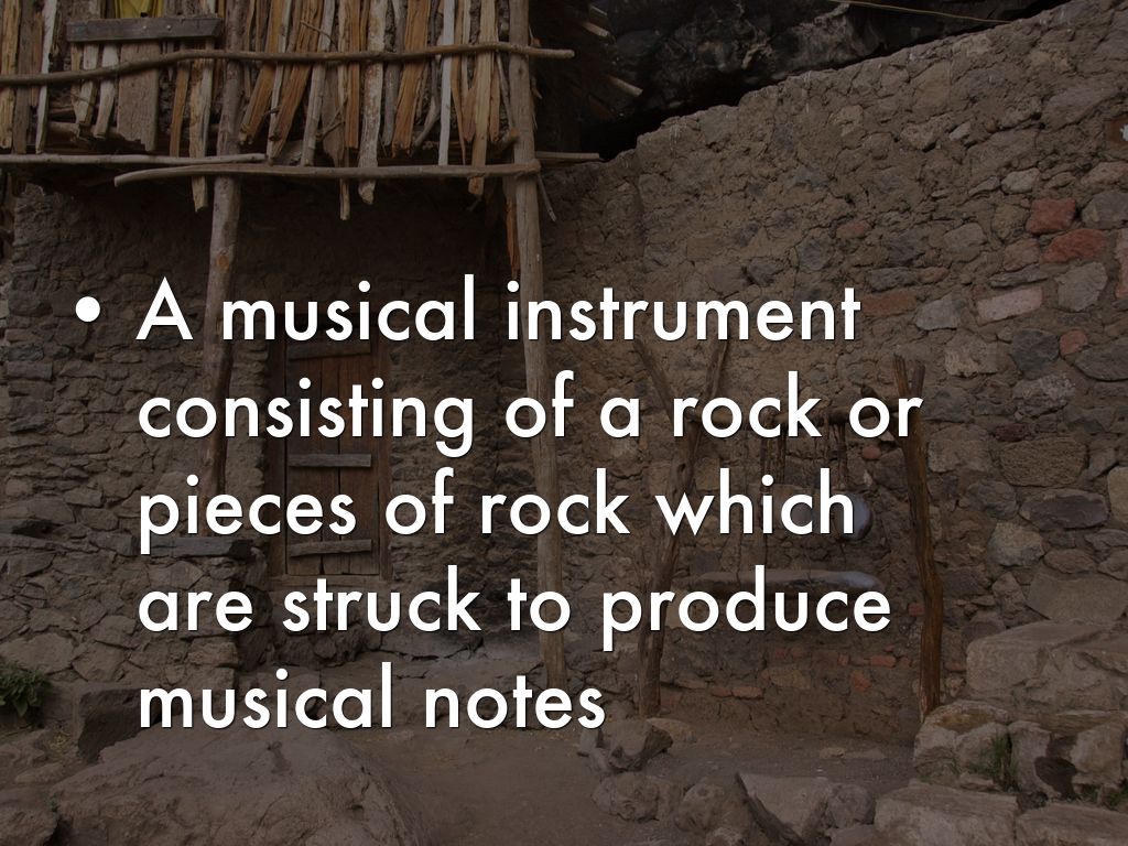 Lithophone by jbrown