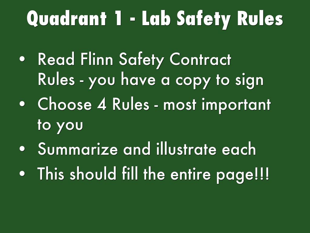 Lab Safety by Kay Williams