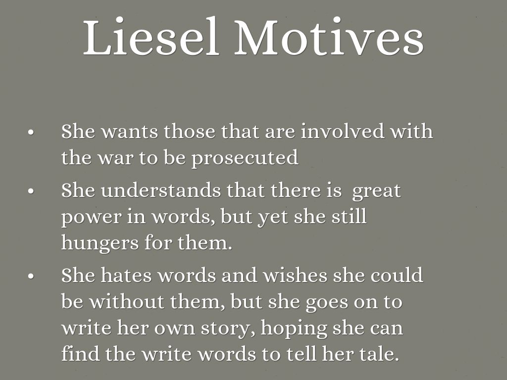 Liesel Meminger She is the protagonist of the book.