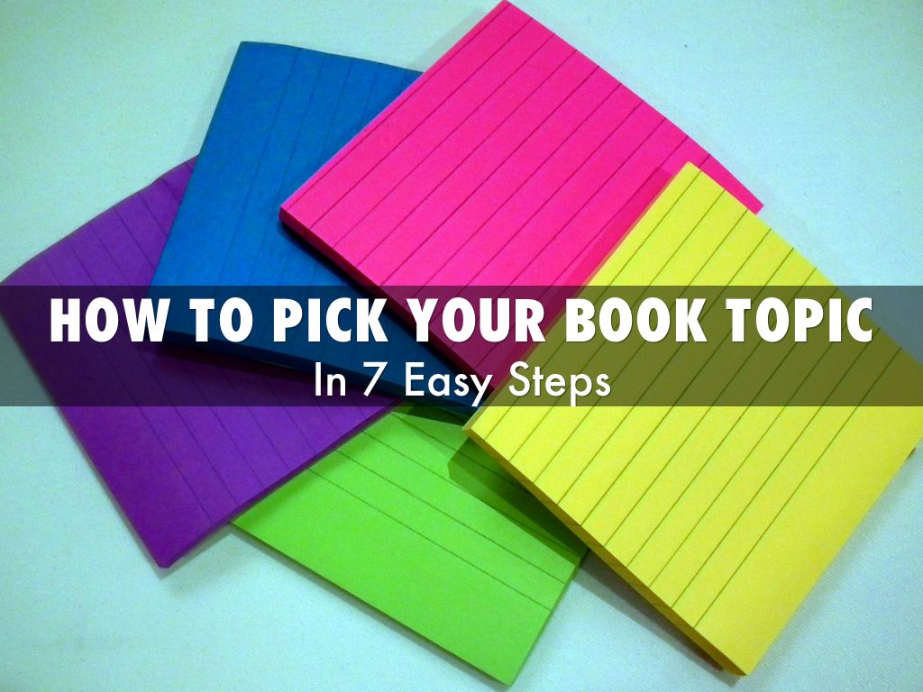How To Pick Your Book Topic by Mark Messick