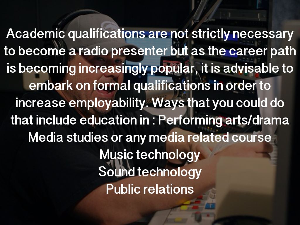 Radio Personality by Cayden Nichols