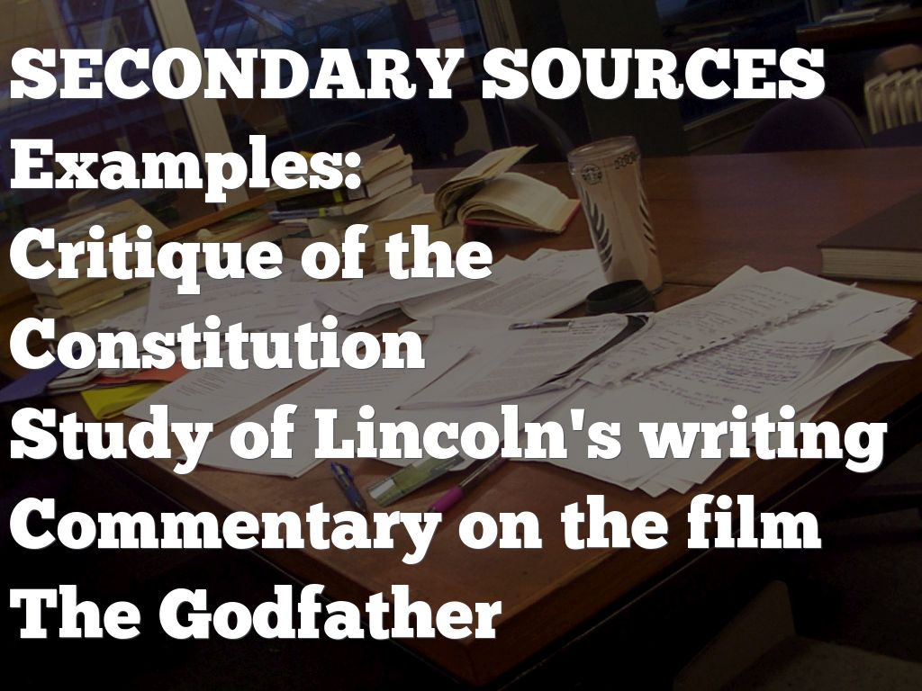  5 Examples Of Secondary Sources Examples Of Secondary Pollutants