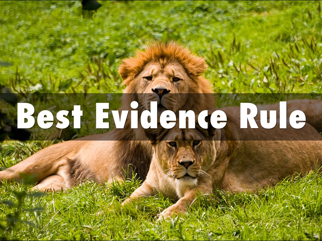 Rules of Evidence by Raphael James Dizon