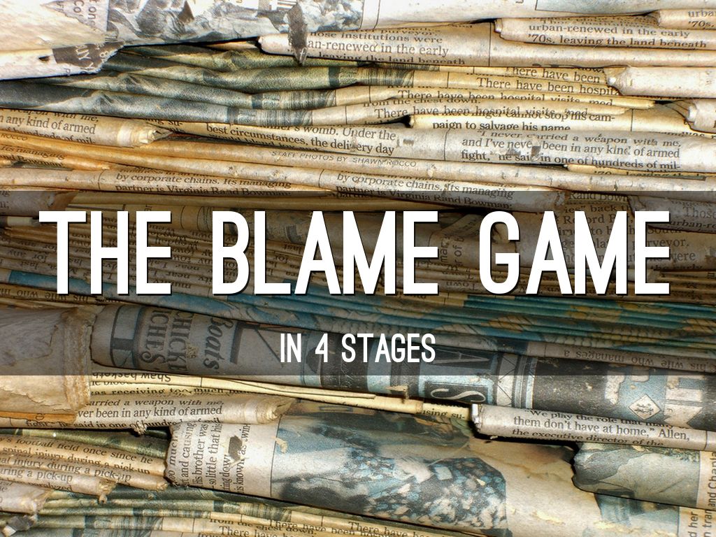 The Blame Game by Kayla Swarat