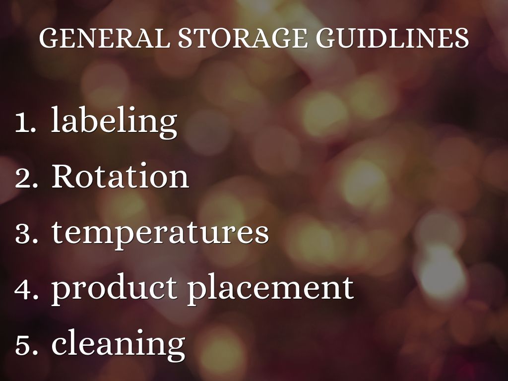 Chapter 6: Purchasing, Receiving, And Storage by