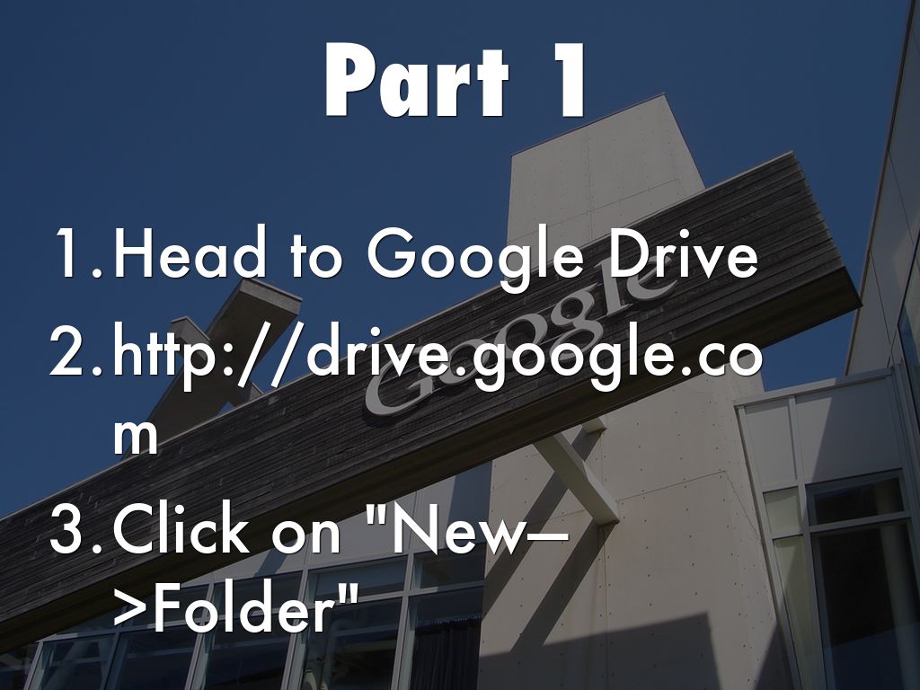 Creating a shared Google Drive folder by Trevor Angood
