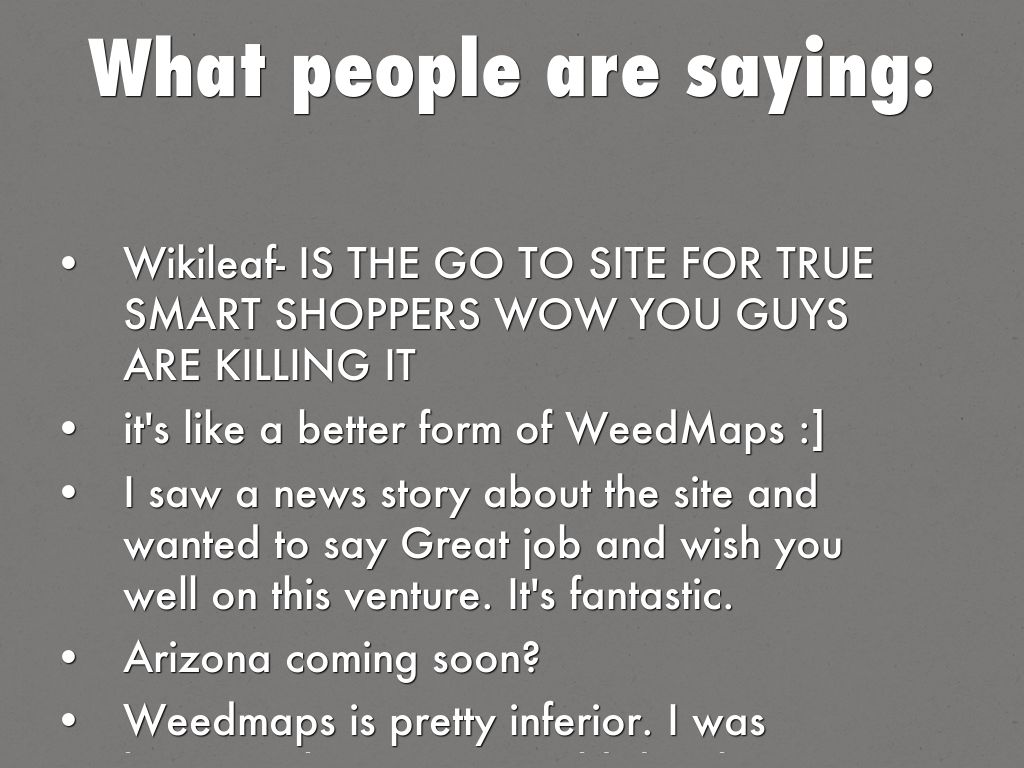 wikileaf.com by dan