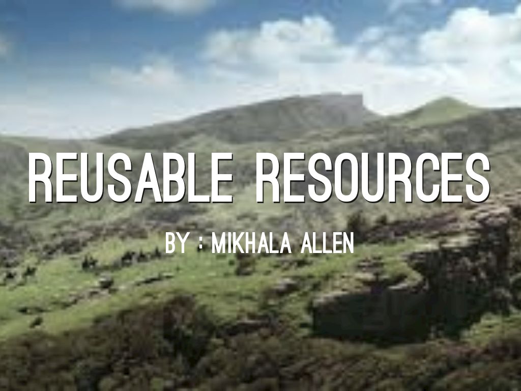 Reusable Resources by mikall18