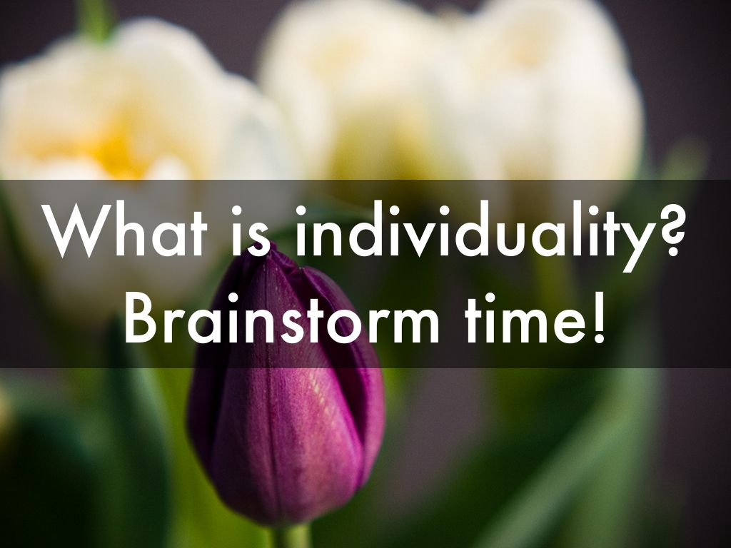 Individuality by Amanda Hart