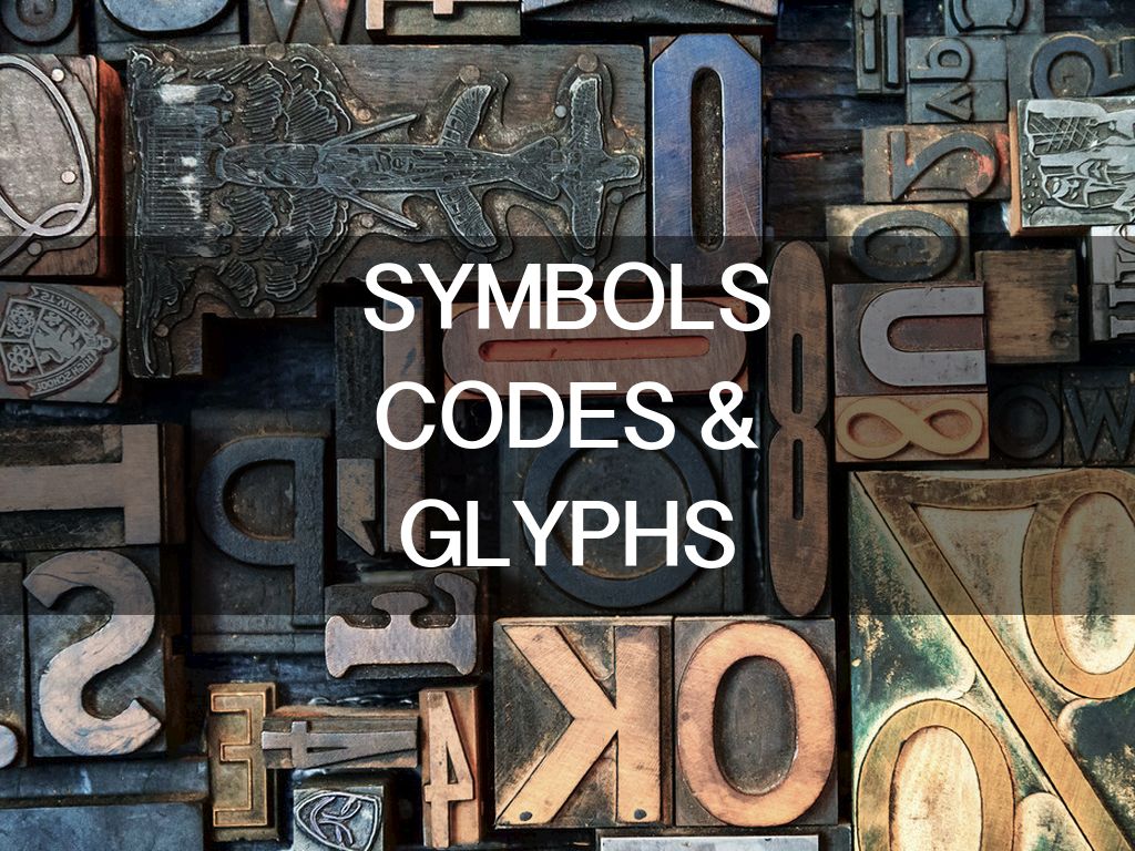 Symbols | Codes | Glyphs by carmen.pianko