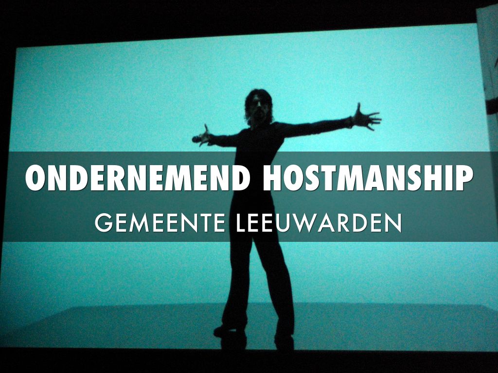 Ondernemend Hostmanship by Marije Bijlsma