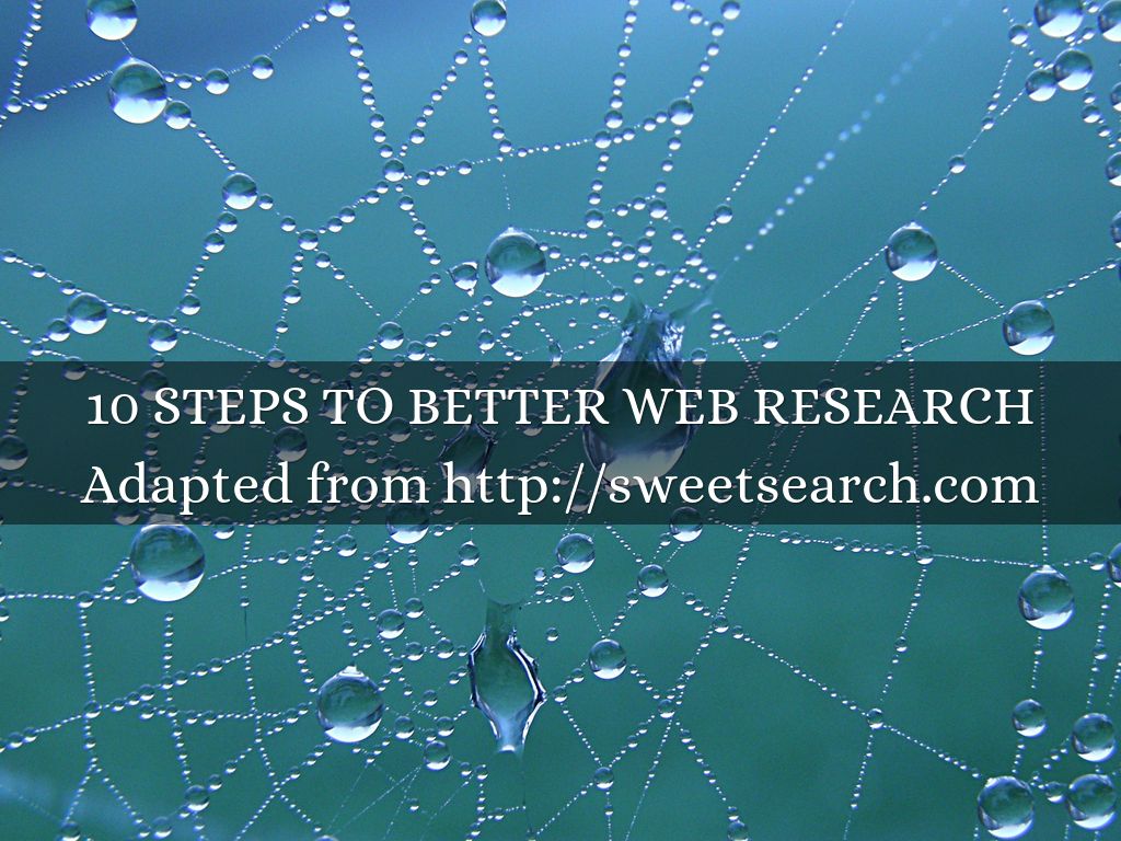 Web Research by Joseph Vernier