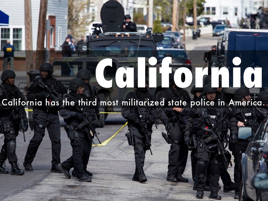 Militarization of U.S Police. by craig.pearson204477
