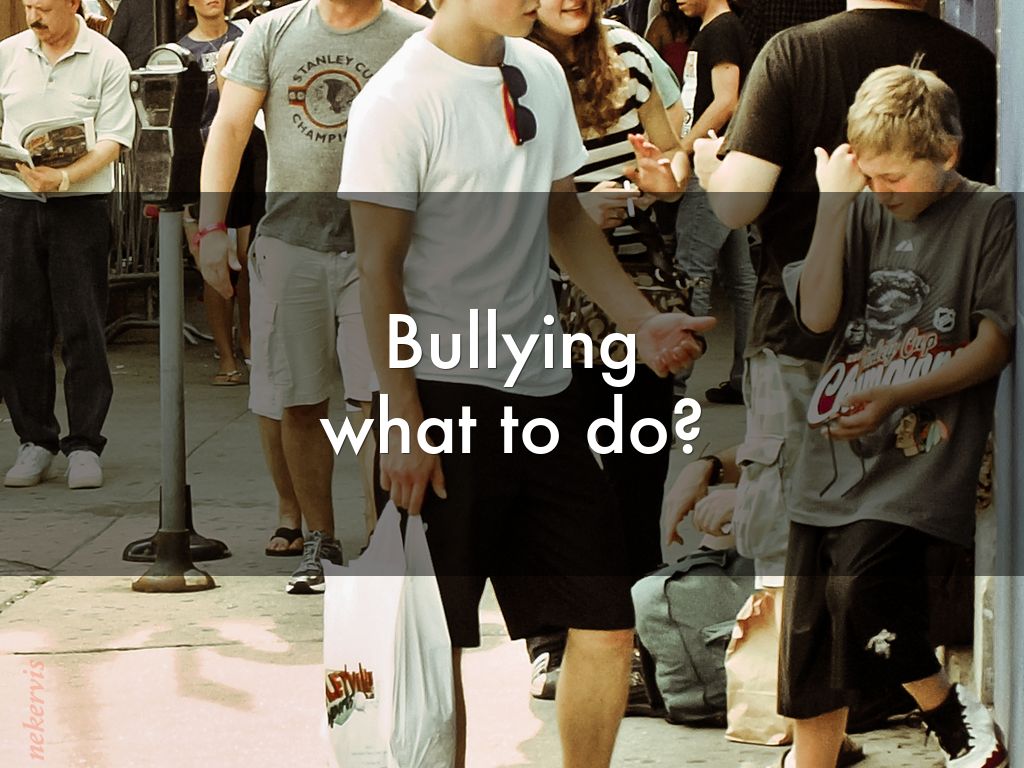 Bullying what to do? by CARLA LINDSEY