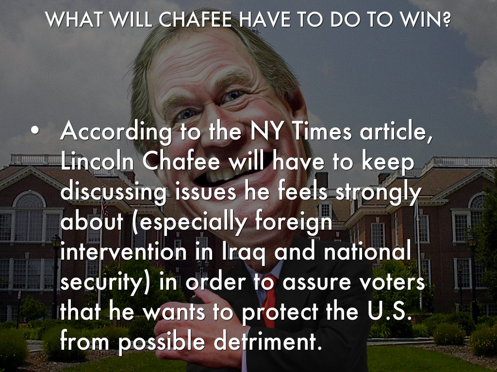 RuckerPeriod4LincolnChafee by Hilary Rucker