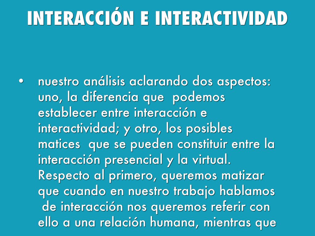 LA INTERACCIÓN EN EL APRENDIZAJE by Nallely A.