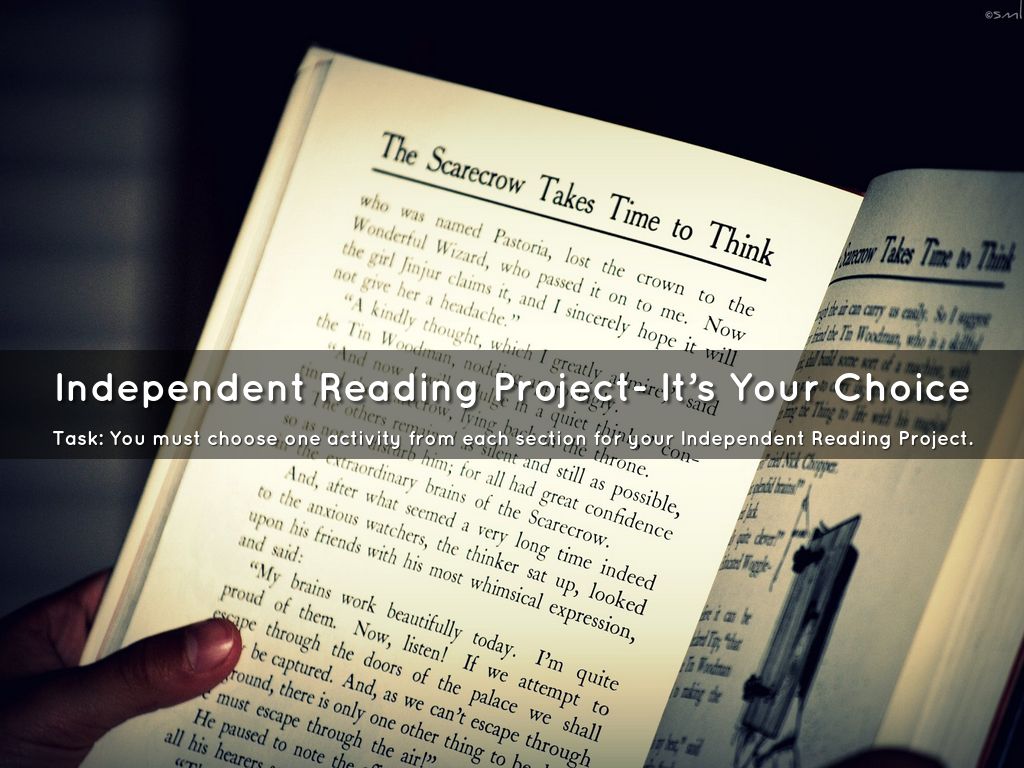 Independent Reading Project- It’s Your Choice by Rose