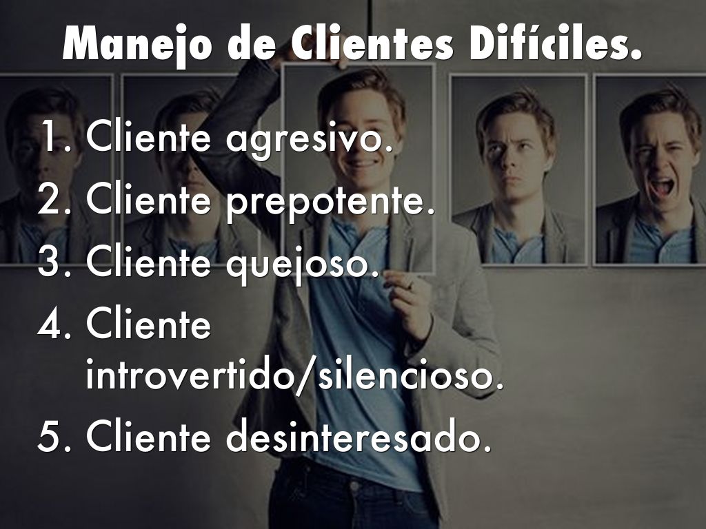 Curso Manejo de Clientes. by Mariano Audiffred