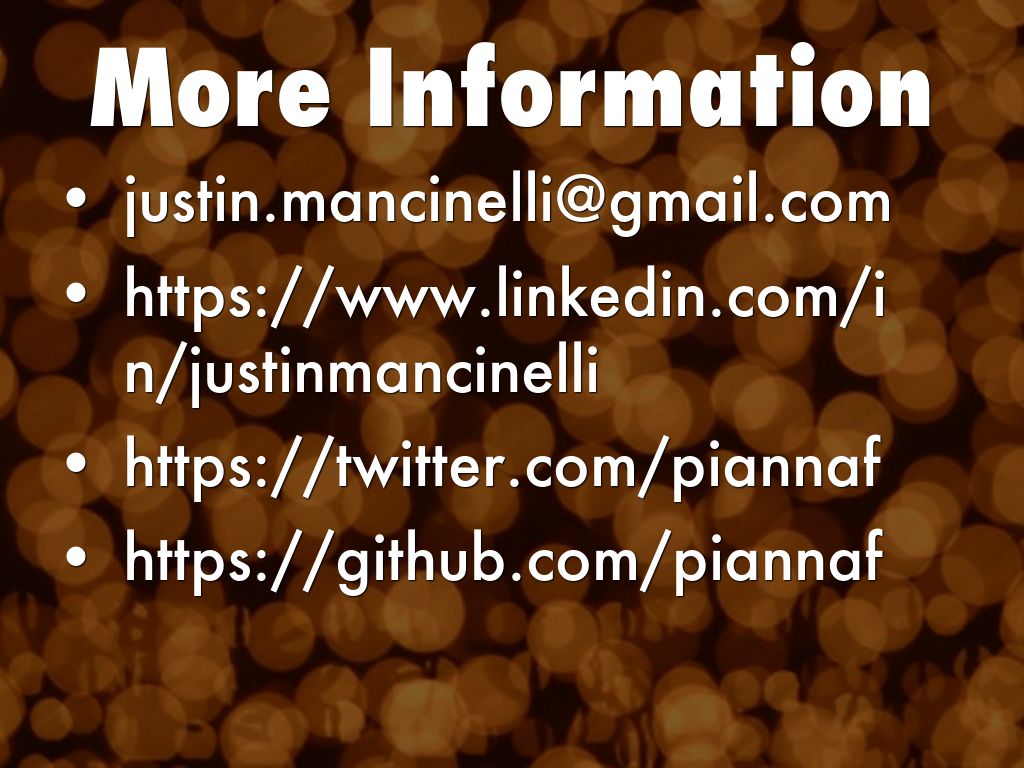 About Justin Mancinelli by Justin Mancinelli