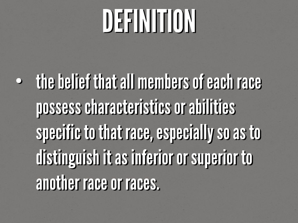 Racism by mbernard.2018