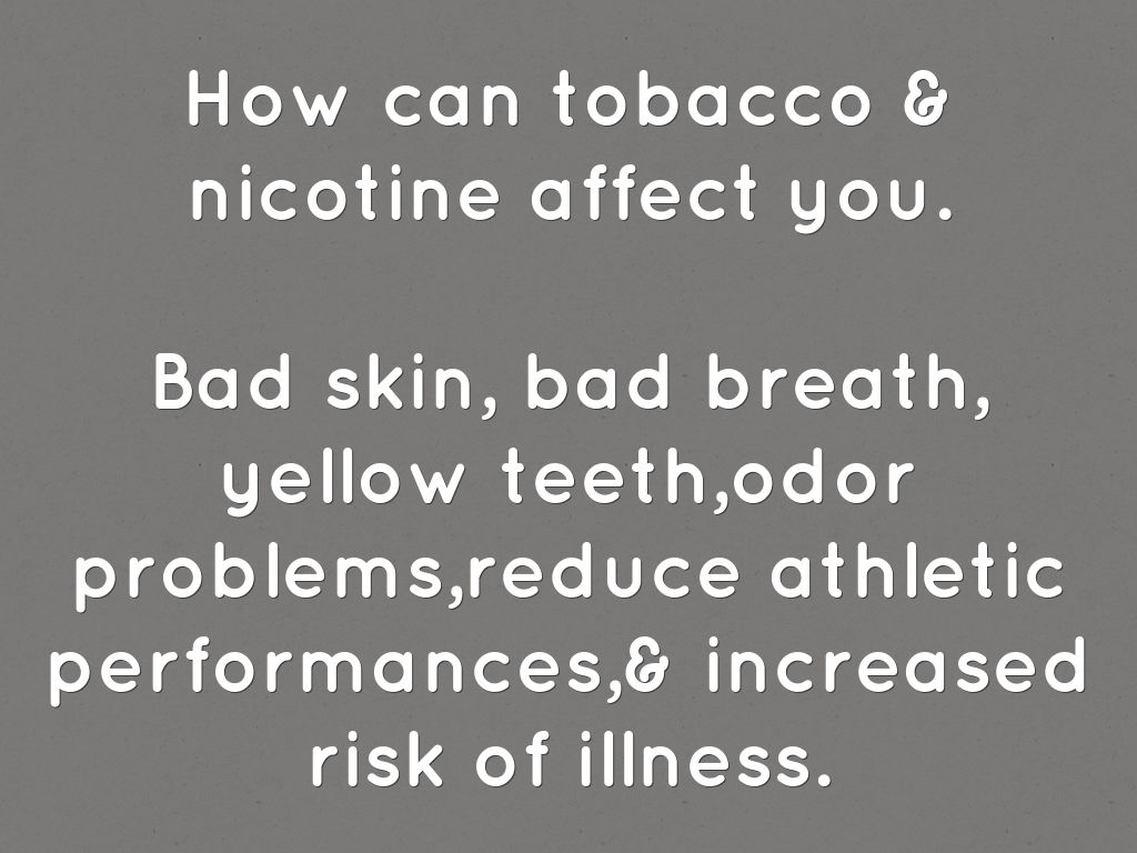 tobacco and nicotine substitutes .. by tamikaharris1234