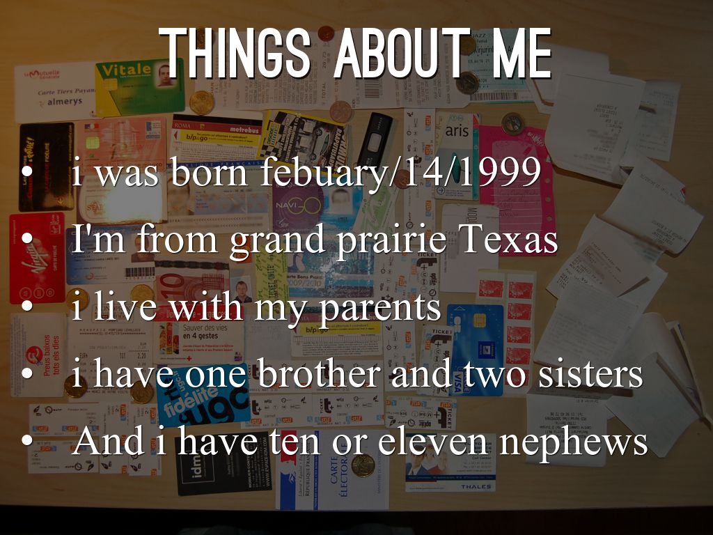 fun facts about me. :i by bryantrejo91