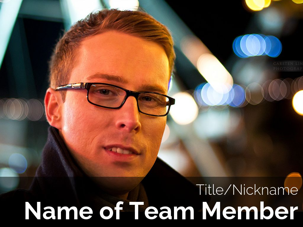 Copy of Team Introduction Template by patti.wiseman