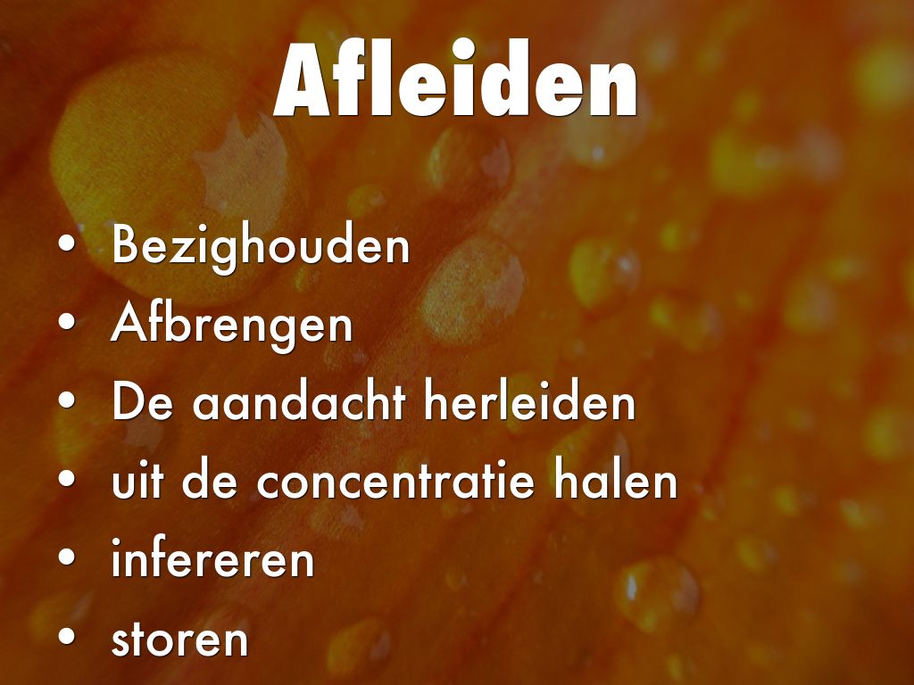 Afleiden, een interventie uit de TRAAN serie (empatisch