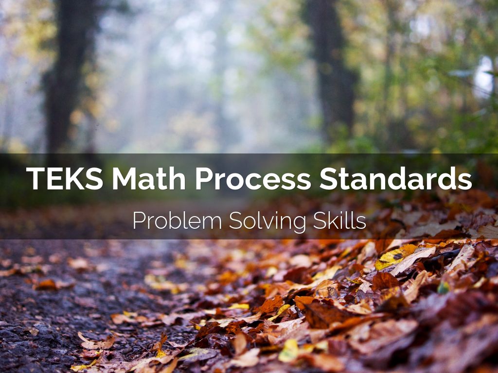 Math Process Standards by Shelley Kozma