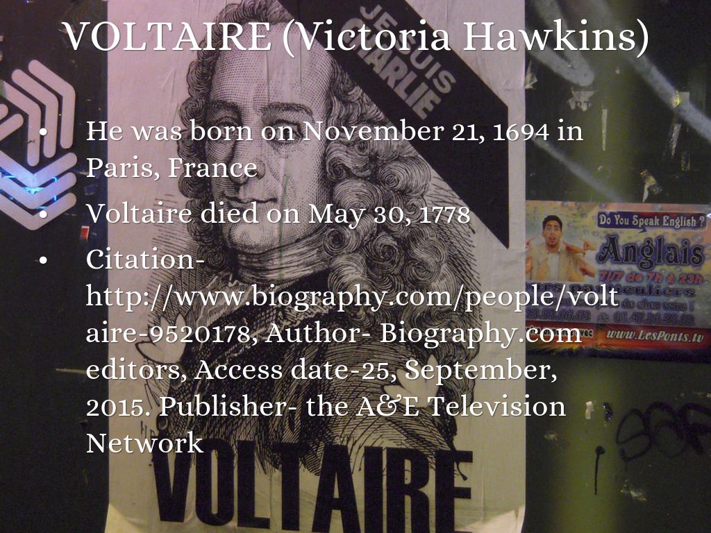 Voltaire by Victoria Hawkins