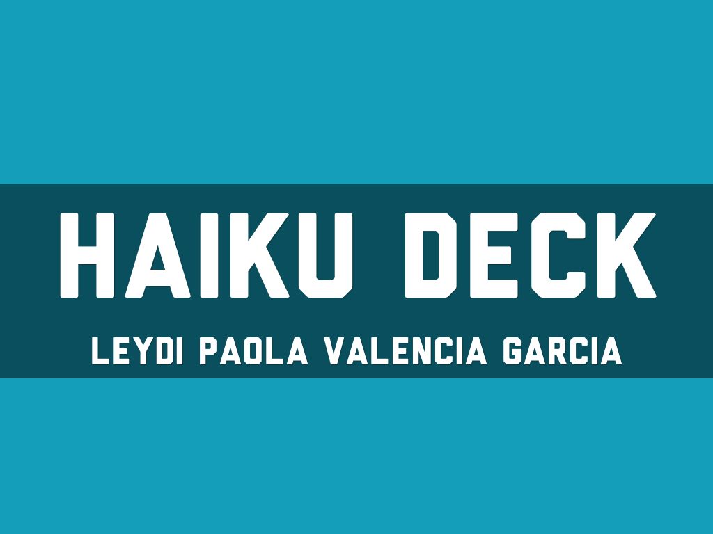 Haiku Deckappeditw12bfyyi38