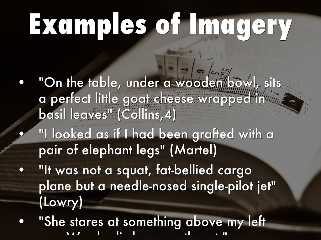 What is Imagery? by Ms. Palmer