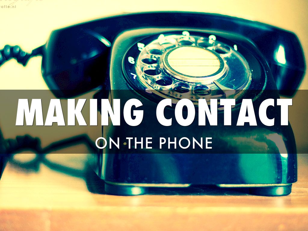 Making Contact by Gary Edgington