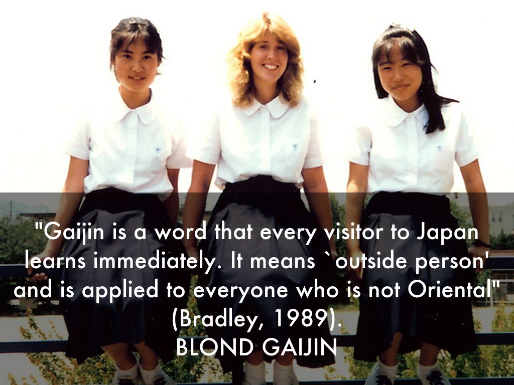 My Cultural Identities: The Blonde Gaijin and more
